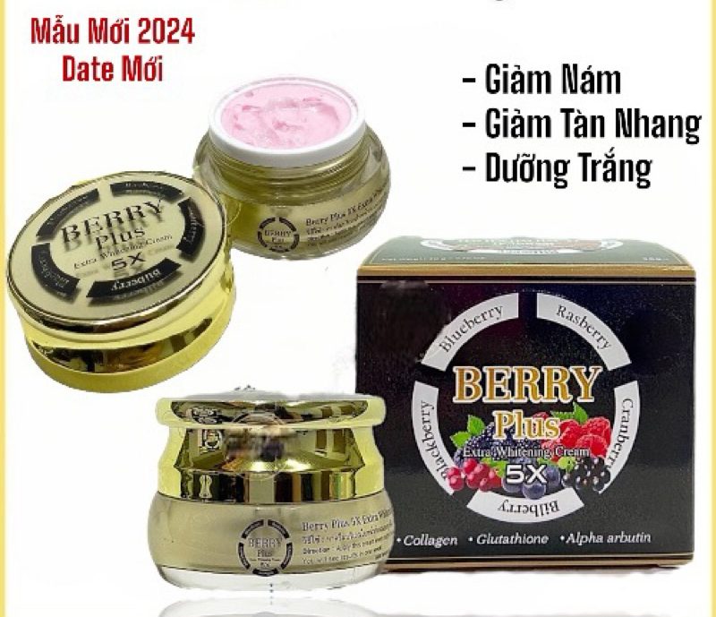 Kem Berry Plus 5X Thái Lan - Mờ Nám, Dưỡng Trắng Da - Organify