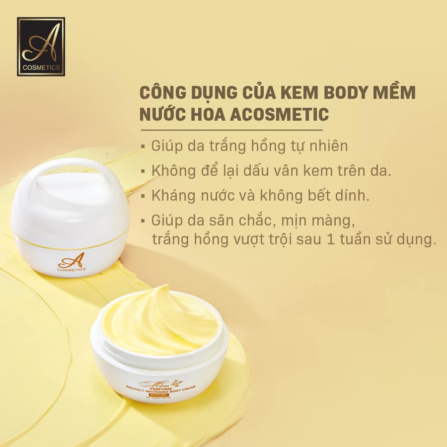 Kem Body Mềm A Cosmetics – Dưỡng Trắng Body Hương Nước Hoa - Organify