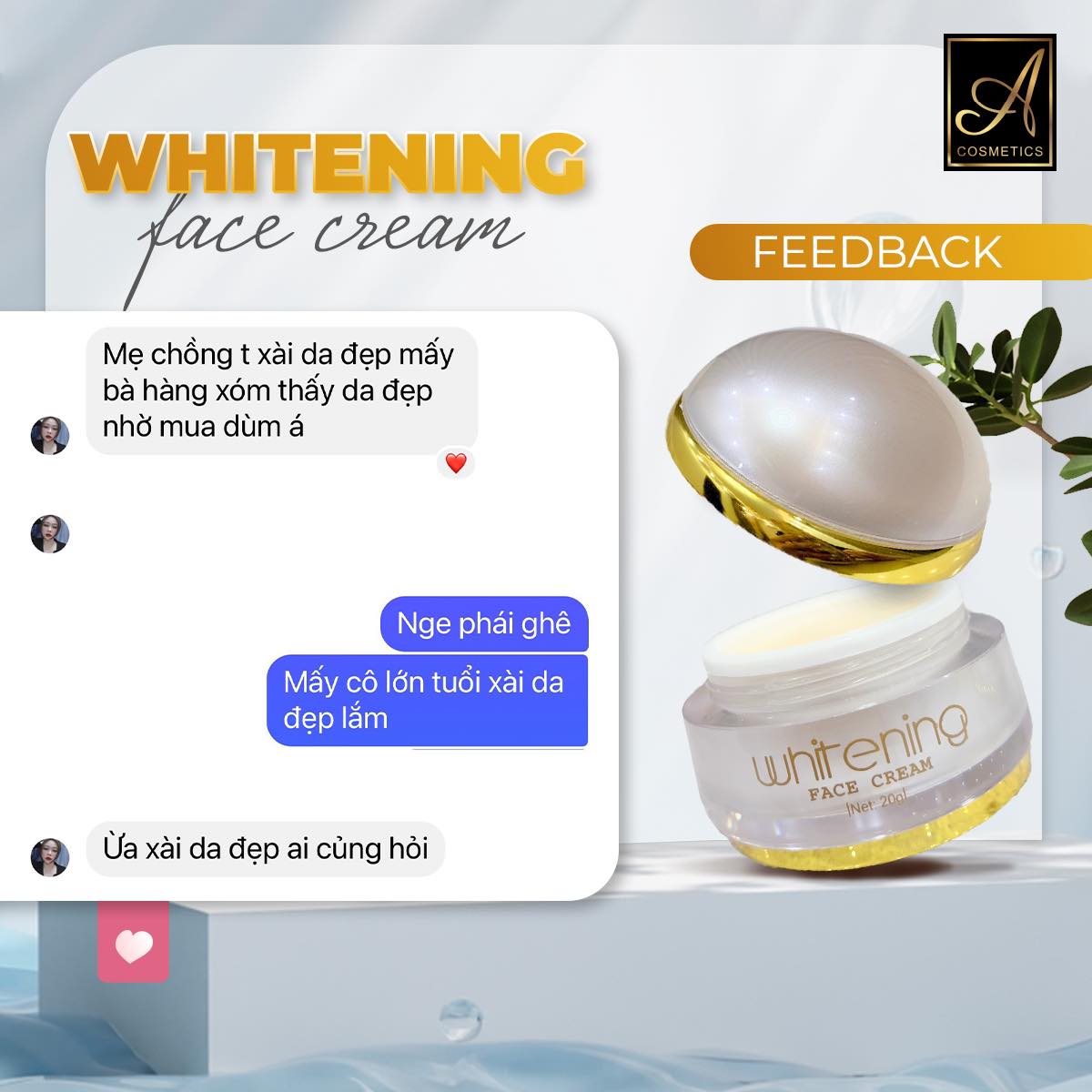 Kem Face Pháp A Cosmetics – Dưỡng Da, Mờ Thâm Nám - Organify