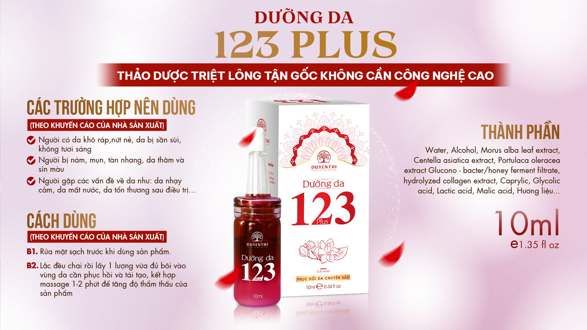 Dưỡng Da 123 Plus+ Duyên Thị 50ml - Phục Hồi Da, Dưỡng Ẩm Da - Organify