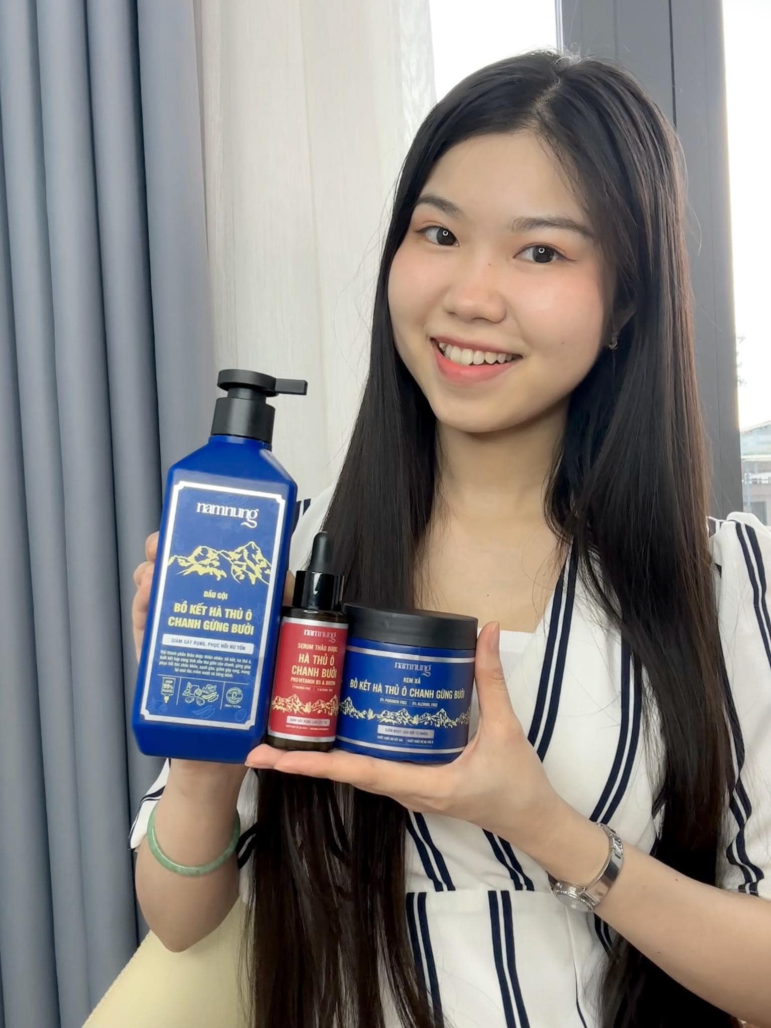 Bộ Dầu Gội & Xả Namnung - Giảm Rụng Tóc, Phục Hồi Tóc - Organify